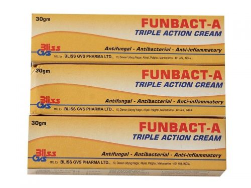 Funbact-A Triple Action Cream – Antifungal & Antibacterial | Royac Shop